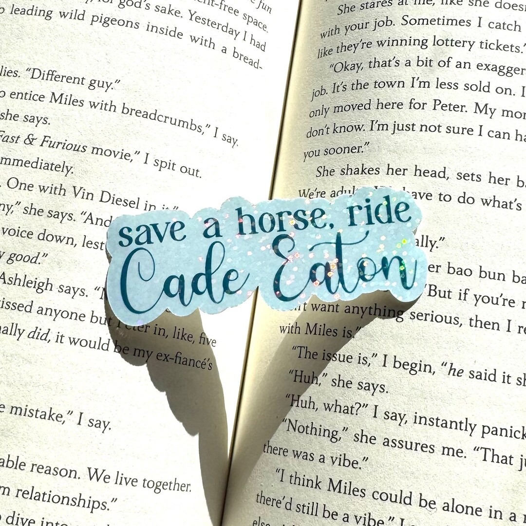 Save a Horse, Ride a Chestnut Springs Man, Holographic Waterproof ...