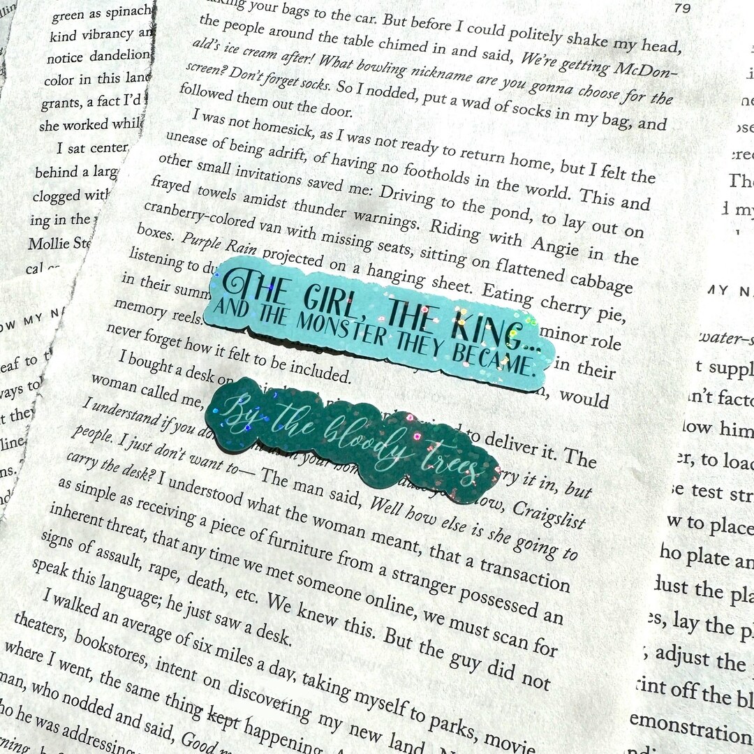 Nightmare Dark Forest Gothic Sticker Set | Holographic Literary ...