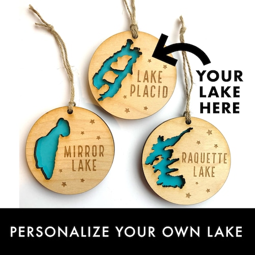 Custom Lake Personalized Lake Custom Map Poster Any Lake - Etsy