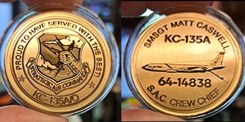 Strategic Air Command S.A.C. Aircrew/ Maintenace Crew Challenge Coin - Etsy