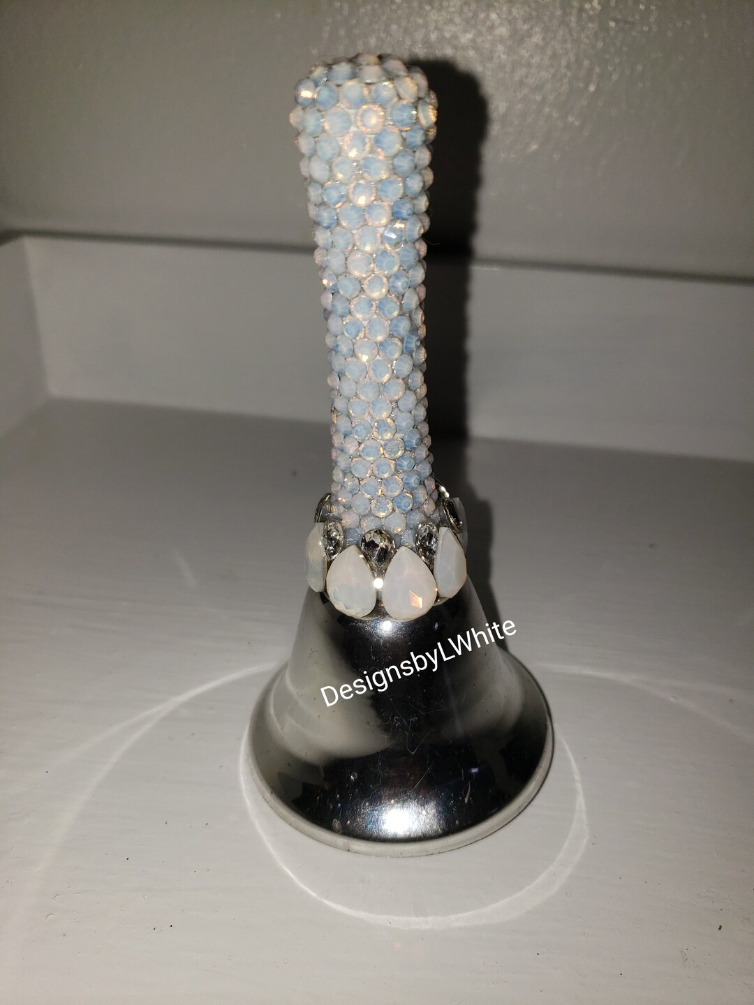 Orishas Orisa Obatala Inspired White Opal Rhinestone Crystal Adorned ...