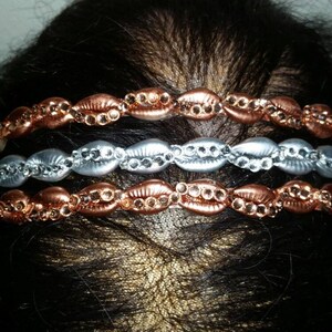 Bling Cowrie Shell Headband Crowns Tiara. Assorted Rhinestones -please ...