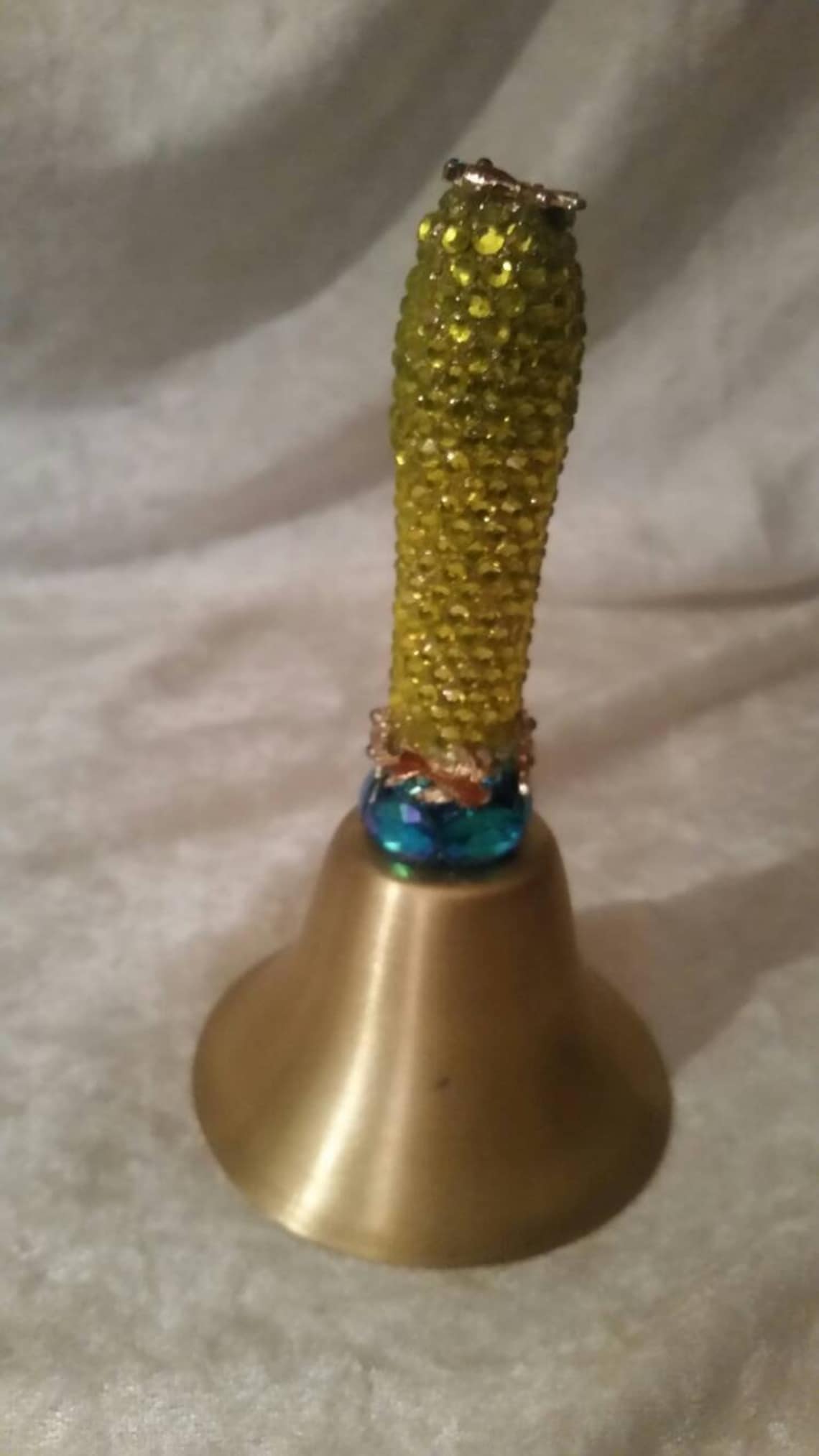 Orisha Orisa Oshun Ochun Beautiful Wooden Handle Brass Hand Bell W ...