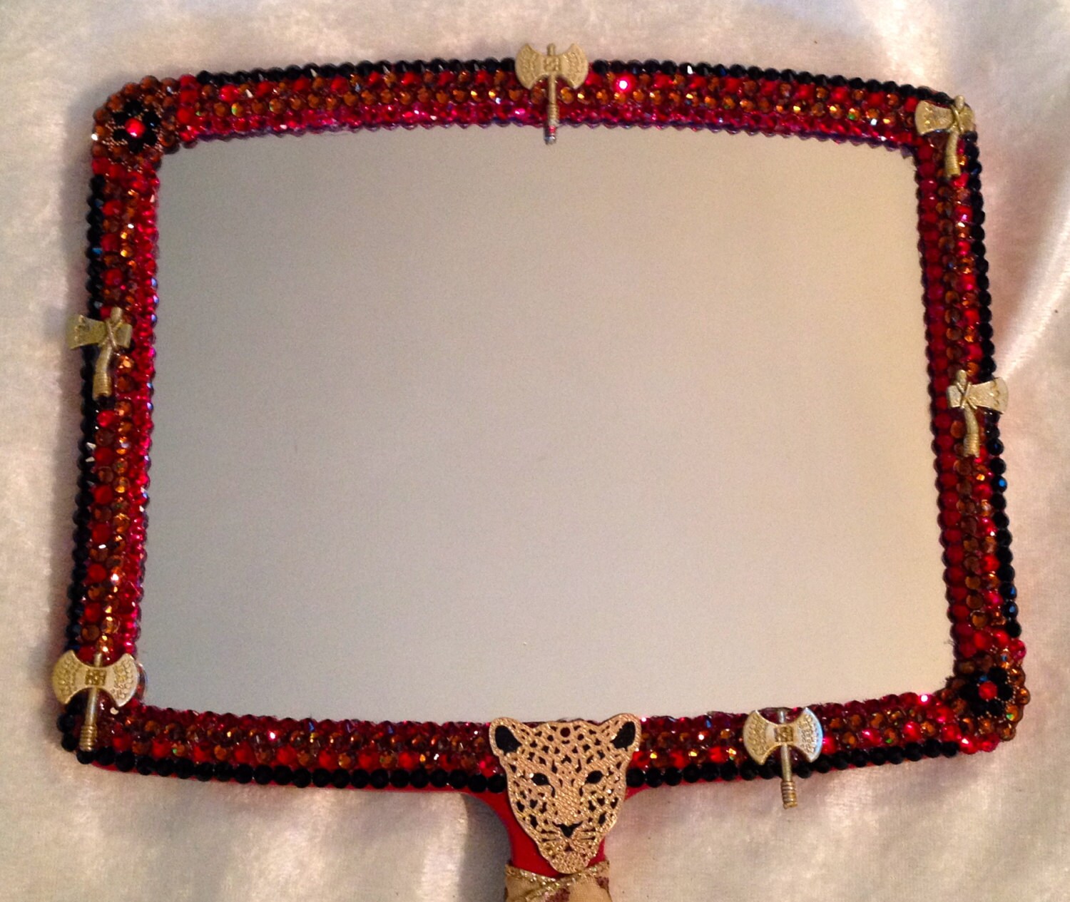 Orisha Chango Queen Cameo Rhinestone Crystal Leopard - Etsy