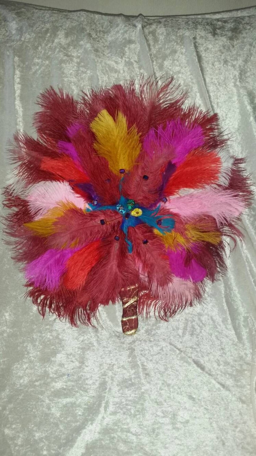 Orishas Orisha Orisa Oya Yansa 9 Color Maribou Feather Fan. - Etsy