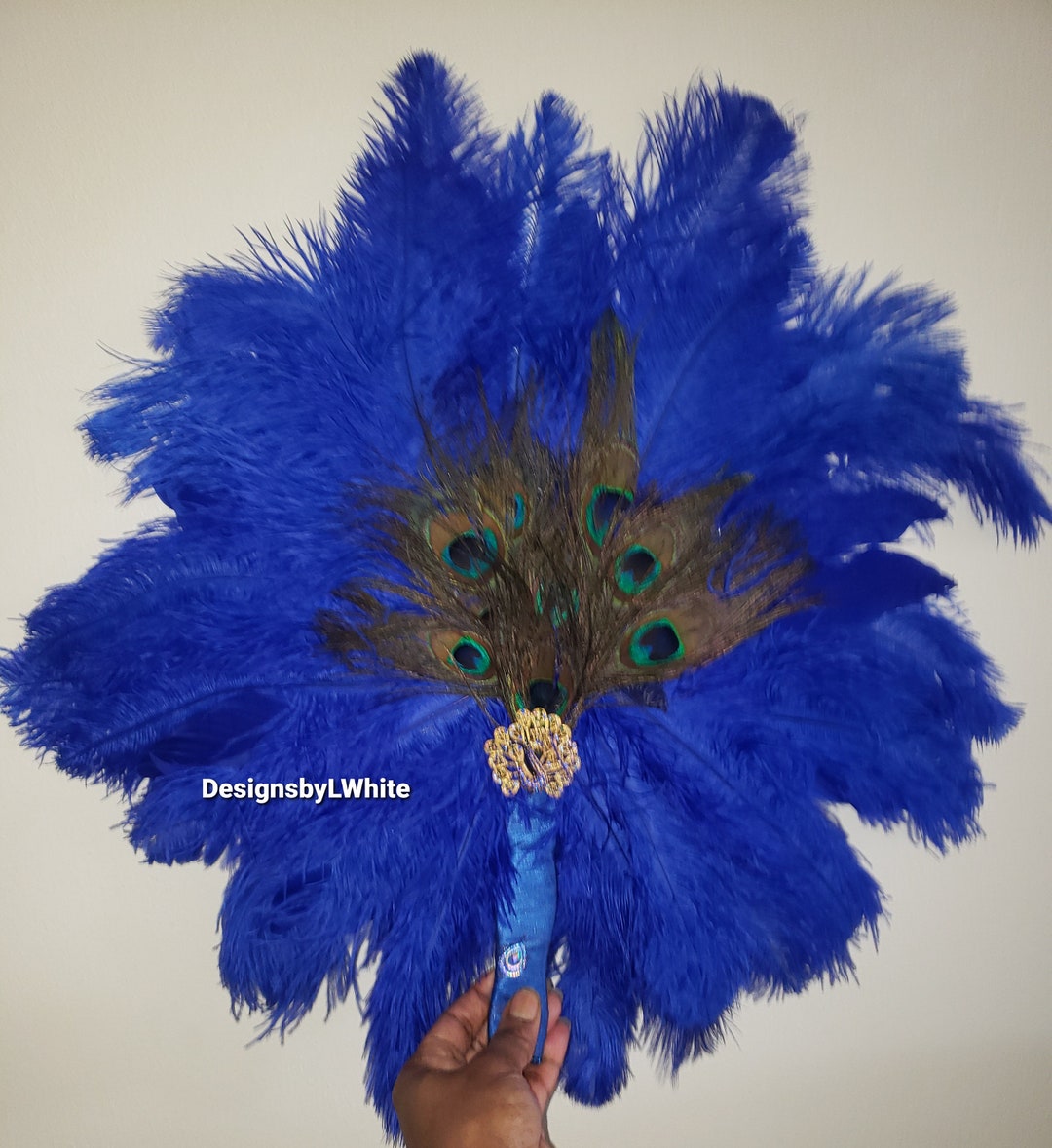 Gorgeous Blue Orisha Yemoja Yemaya/ Madre Agua Inspired Fan - Etsy