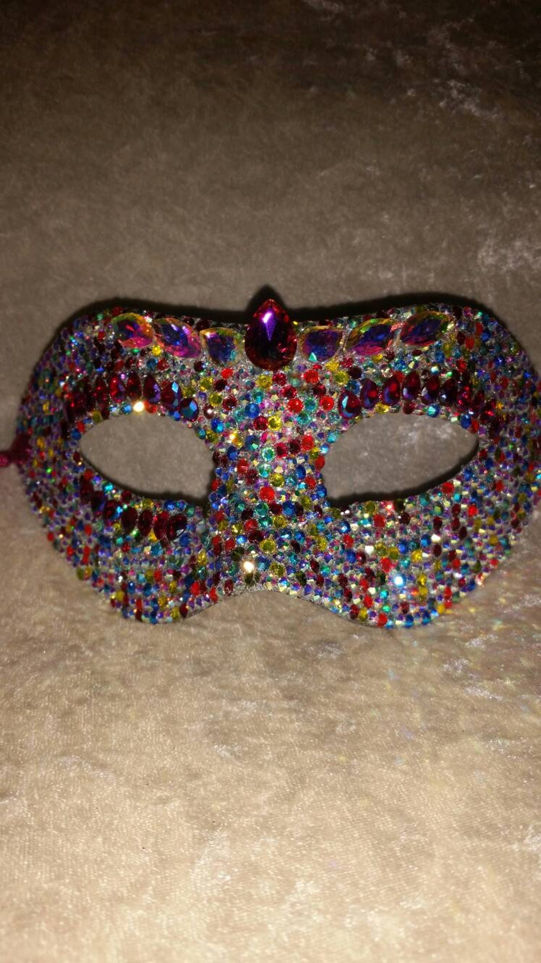 Orisha Orisa Orixa Oya Yansa Rhinestone Crystal Bling Face Mask - Etsy