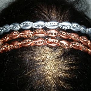 Bling Cowrie Shell Headband Crowns Tiara. Assorted Rhinestones -please ...