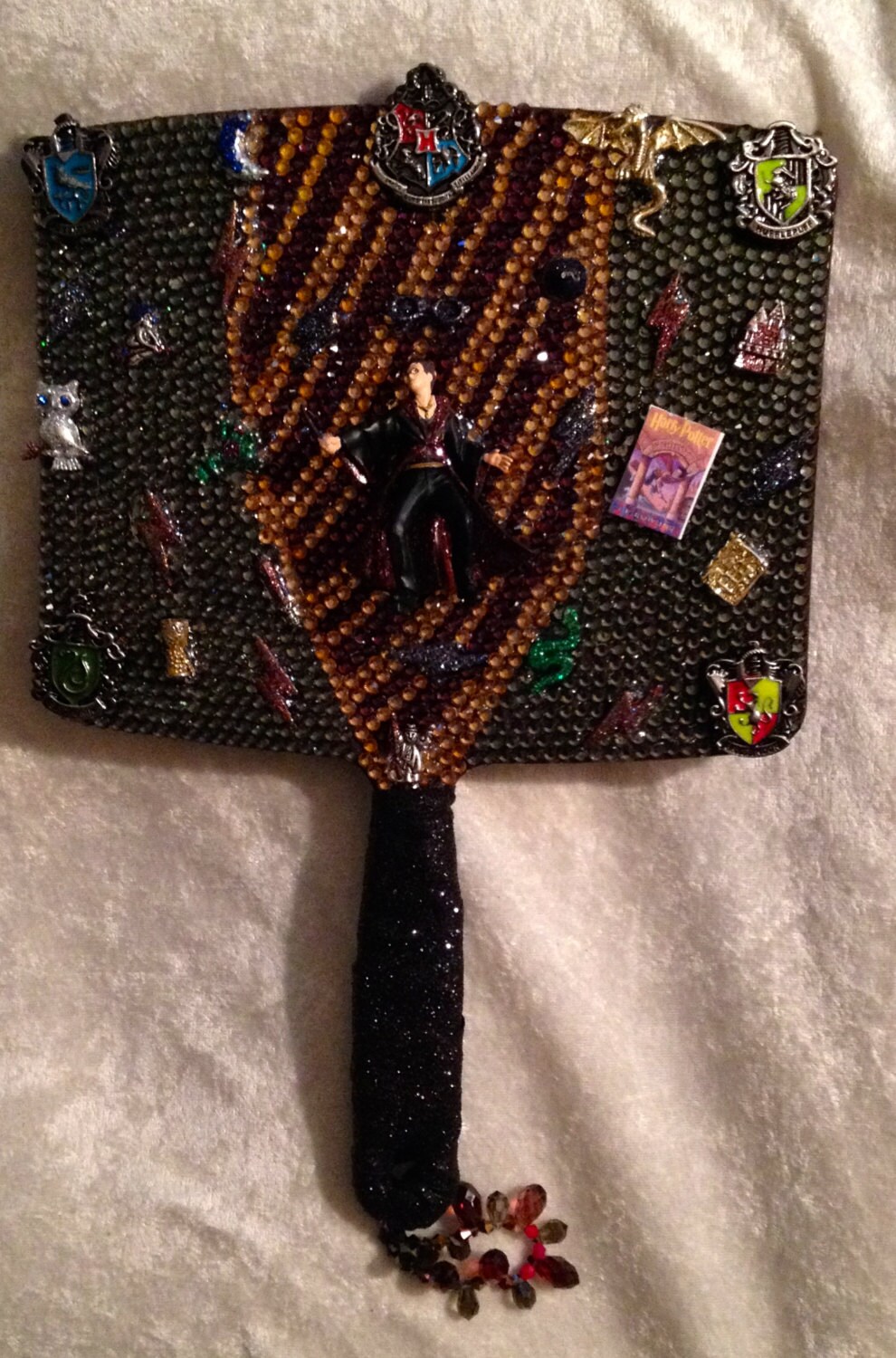 Harry Potter Inspired Hogwarts Hand Held Barbers Mirror - Etsy