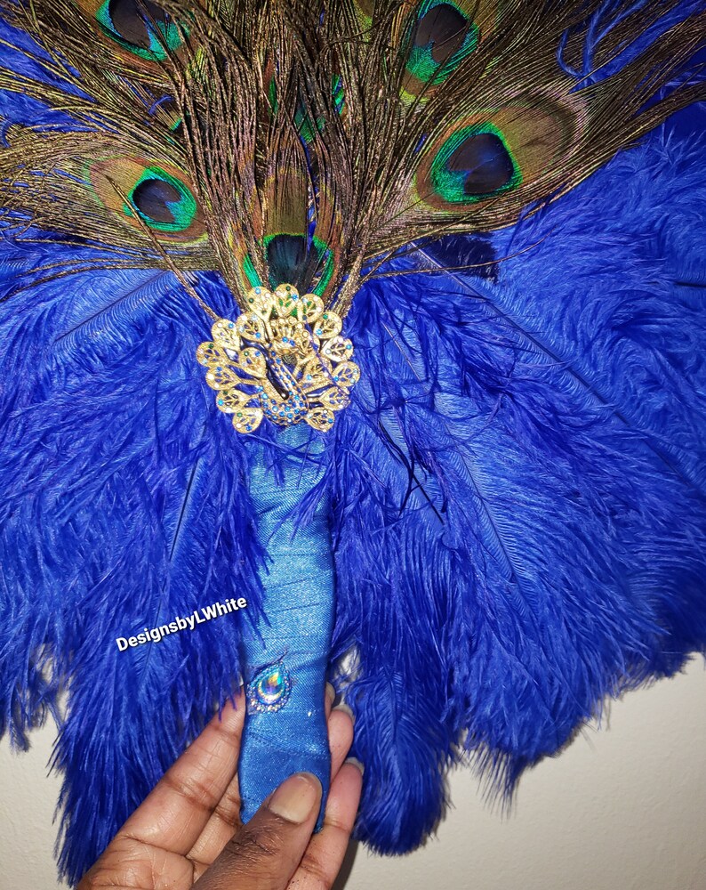 Gorgeous Blue Orisha Yemoja Yemaya/ Madre Agua Inspired Fan - Etsy