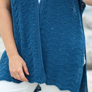 CROCHET PATTERN | Tidal Wave Ruana | PDF Pattern | Instant Download ...