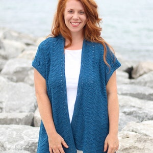 CROCHET PATTERN | Tidal Wave Ruana | PDF Pattern | Instant Download ...