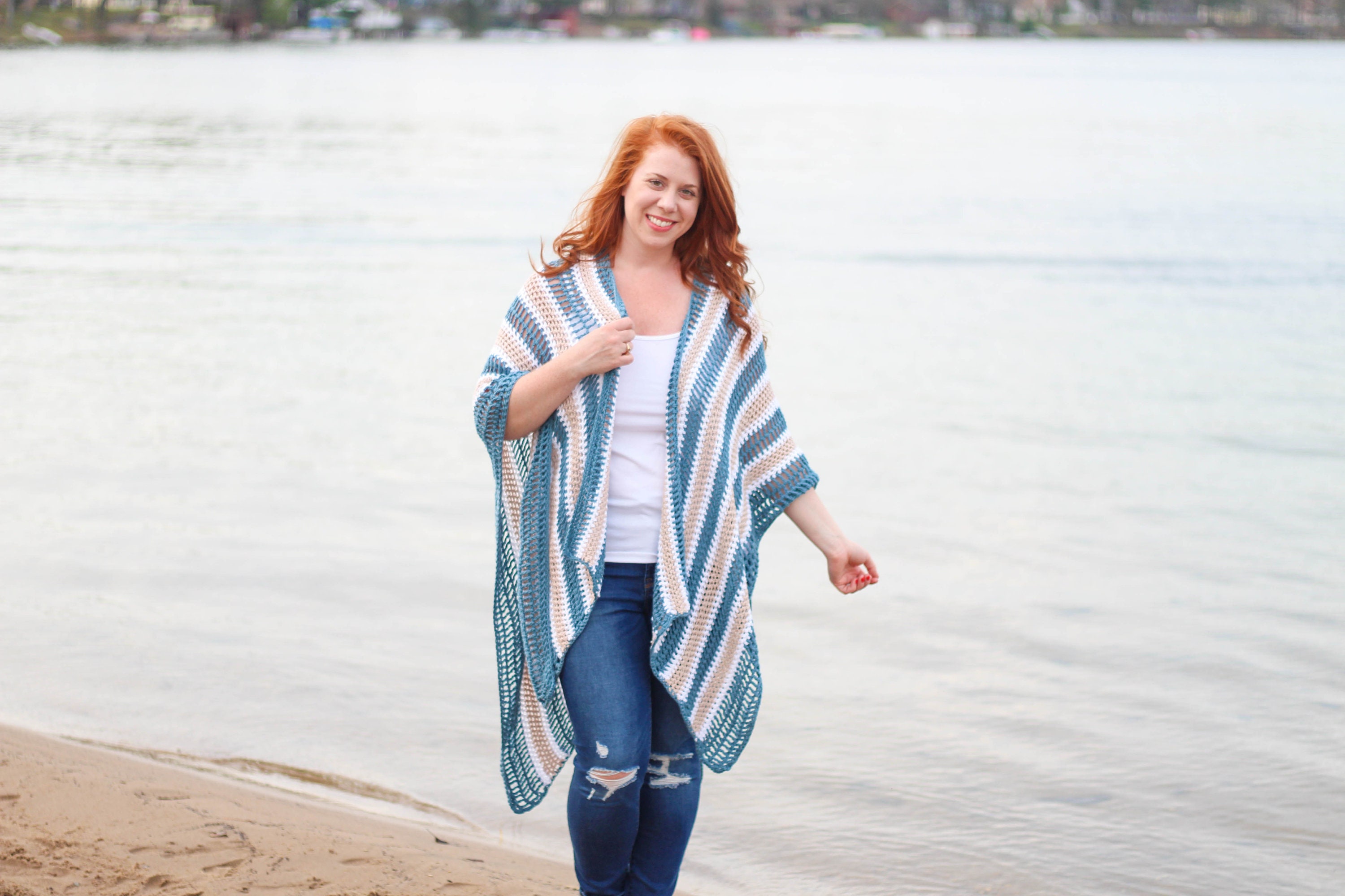 CROCHET PATTERN | Shoreline Ruana | PDF Pattern | Instant Download ...