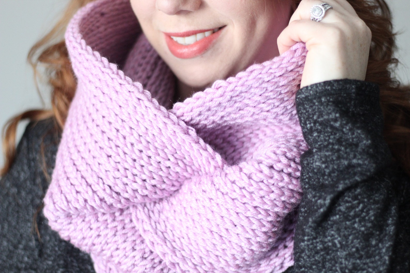 Crochet Twisted Cowl Pattern. Crochet Pattern. Knit Look. - Etsy