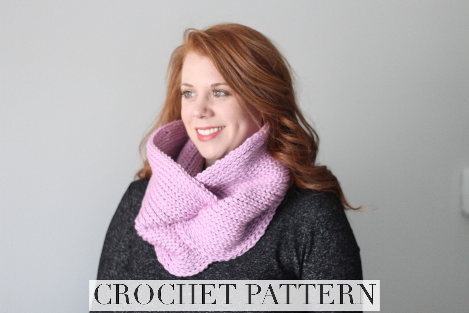 Crochet Twisted Cowl Pattern. Crochet Pattern. Knit Look. - Etsy