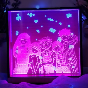 Omori Headspace Friends LED Light Box - Etsy