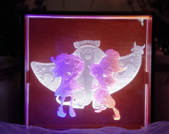 Splatoon 3 Deep Cut LED Light Box - Etsy
