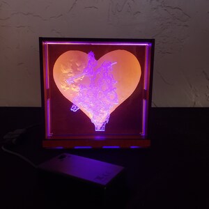 Kingdom Hearts LED Light Box - Etsy