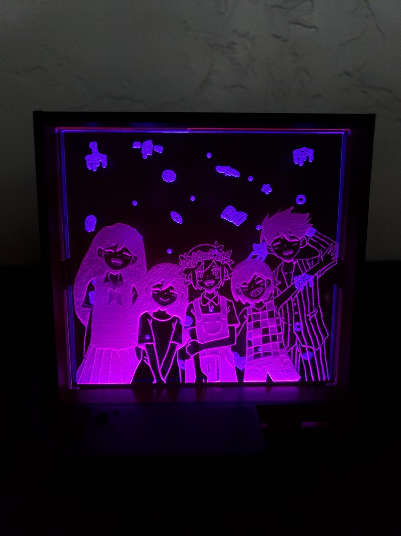 Omori Headspace Friends LED Light Box - Etsy