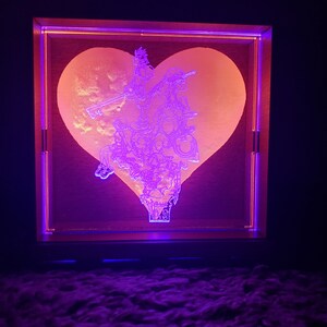Kingdom Hearts LED Light Box - Etsy