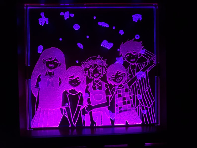Omori Headspace Friends LED Light Box - Etsy