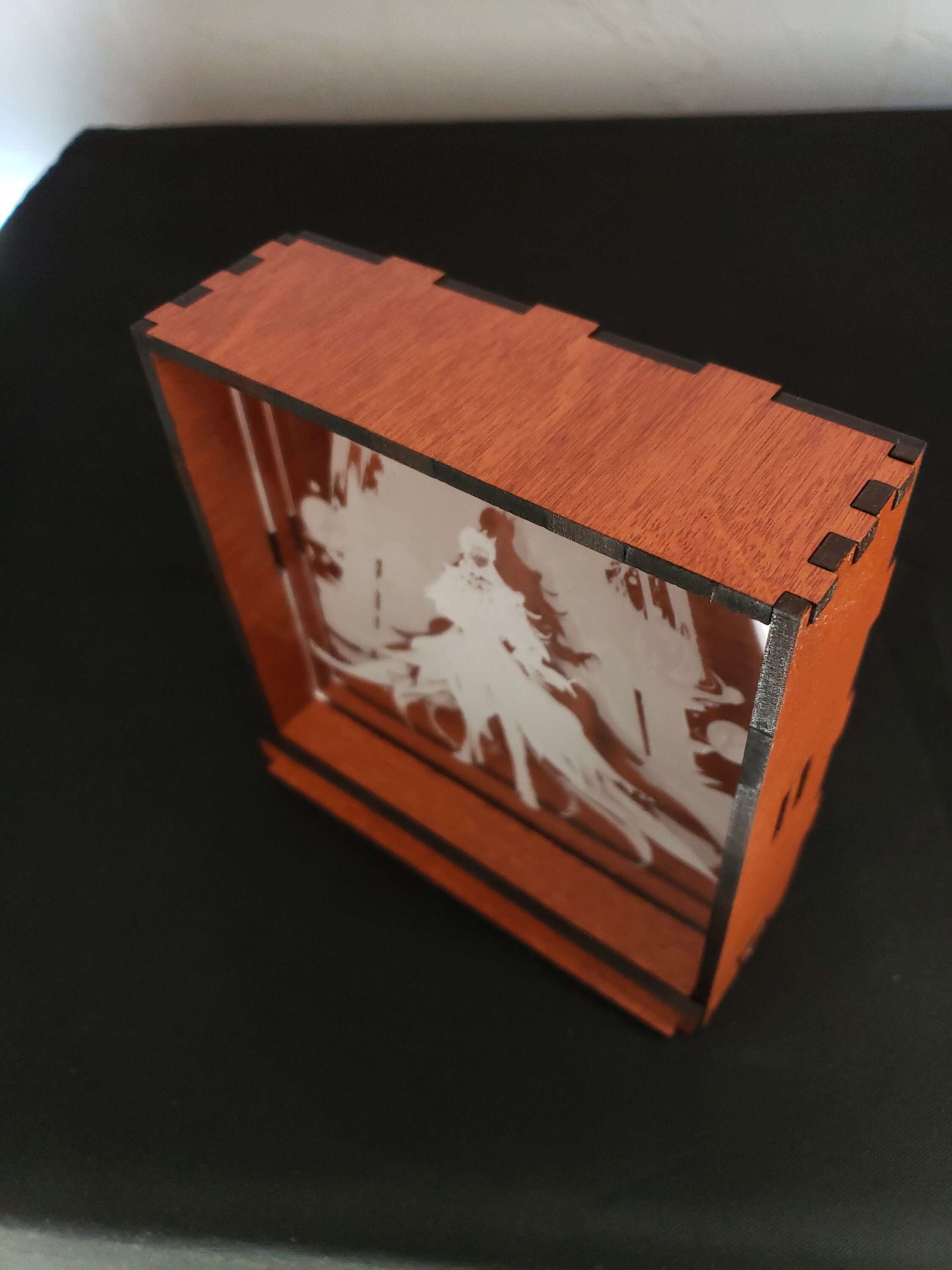 Genshin Impact Neuvillette LED Light Box - Etsy