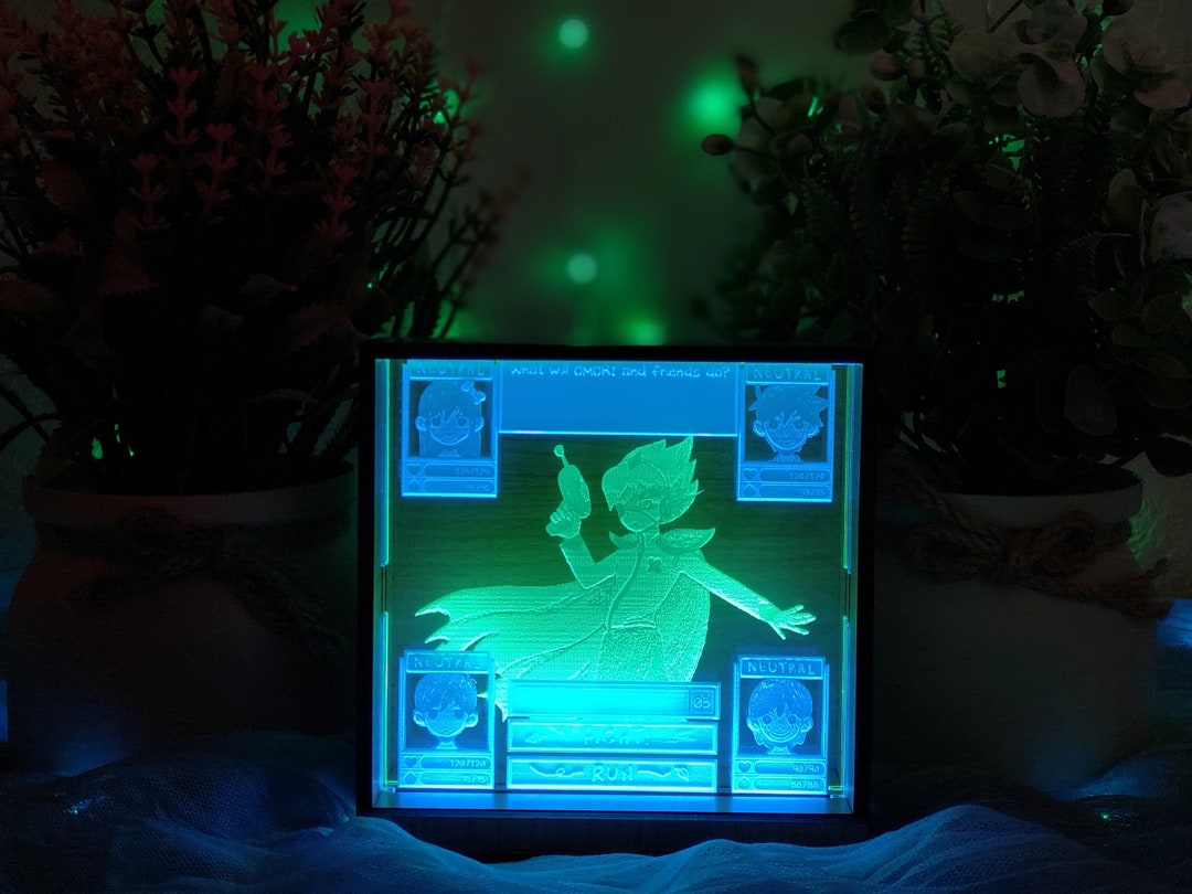 Omori Spaceboy / Space Ex-boyfriend Fight LED Light Box - Etsy