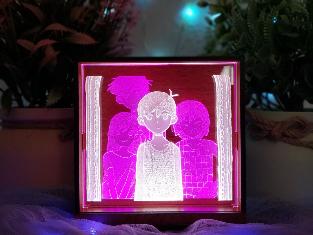 Omori Headspace Mirror Friends LED Light Box - Etsy