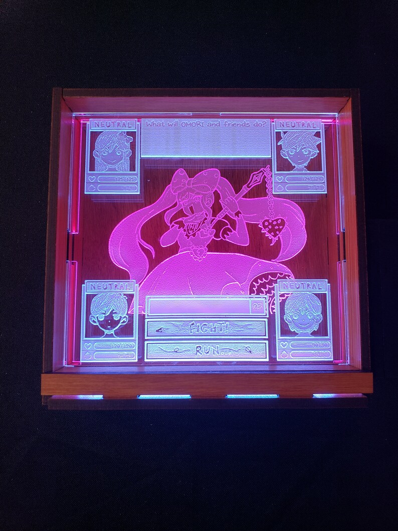 Omori Sweetheart LED Light Box - Etsy