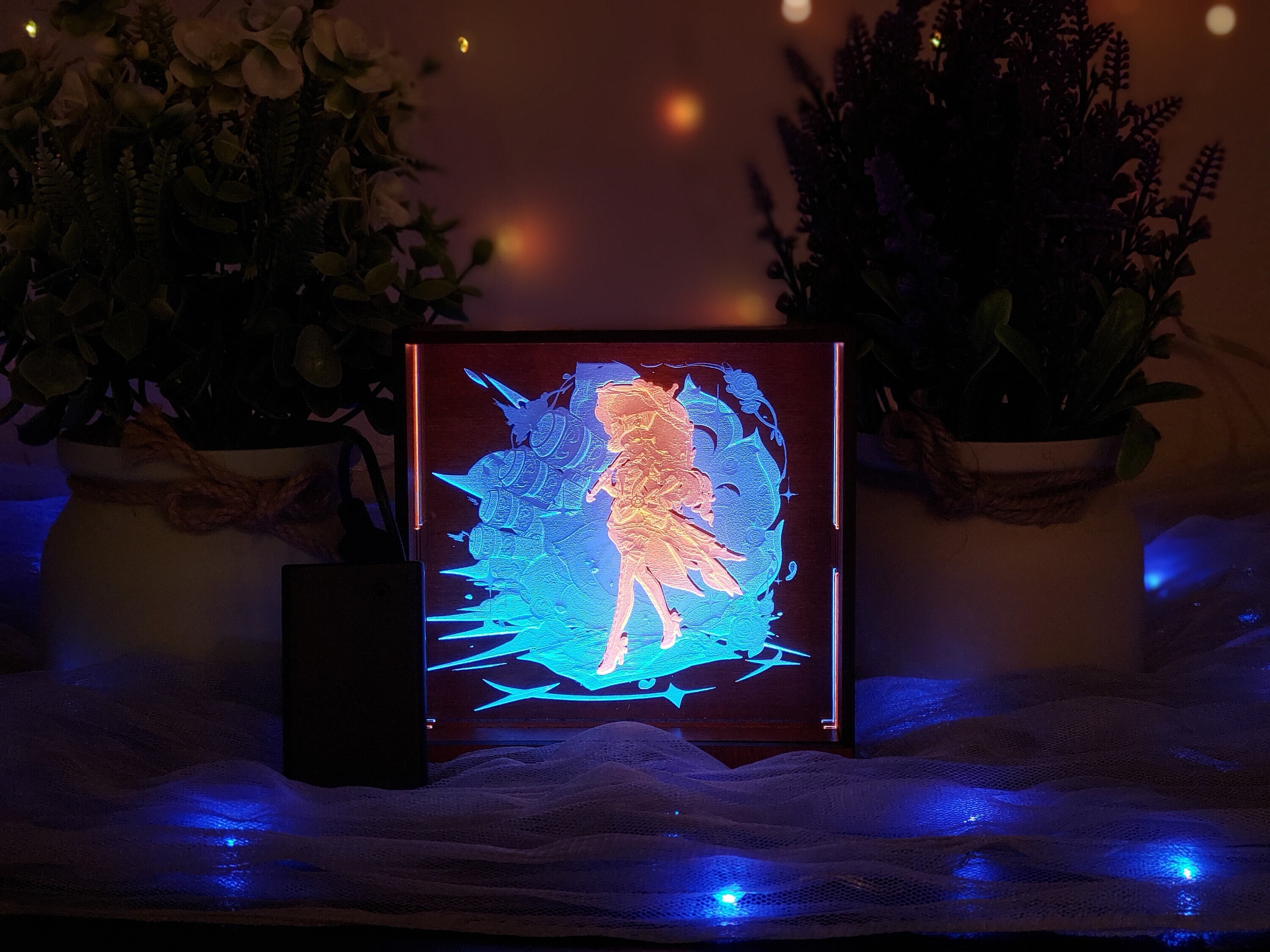 Genshin Impact Navia LED Light Box - Etsy
