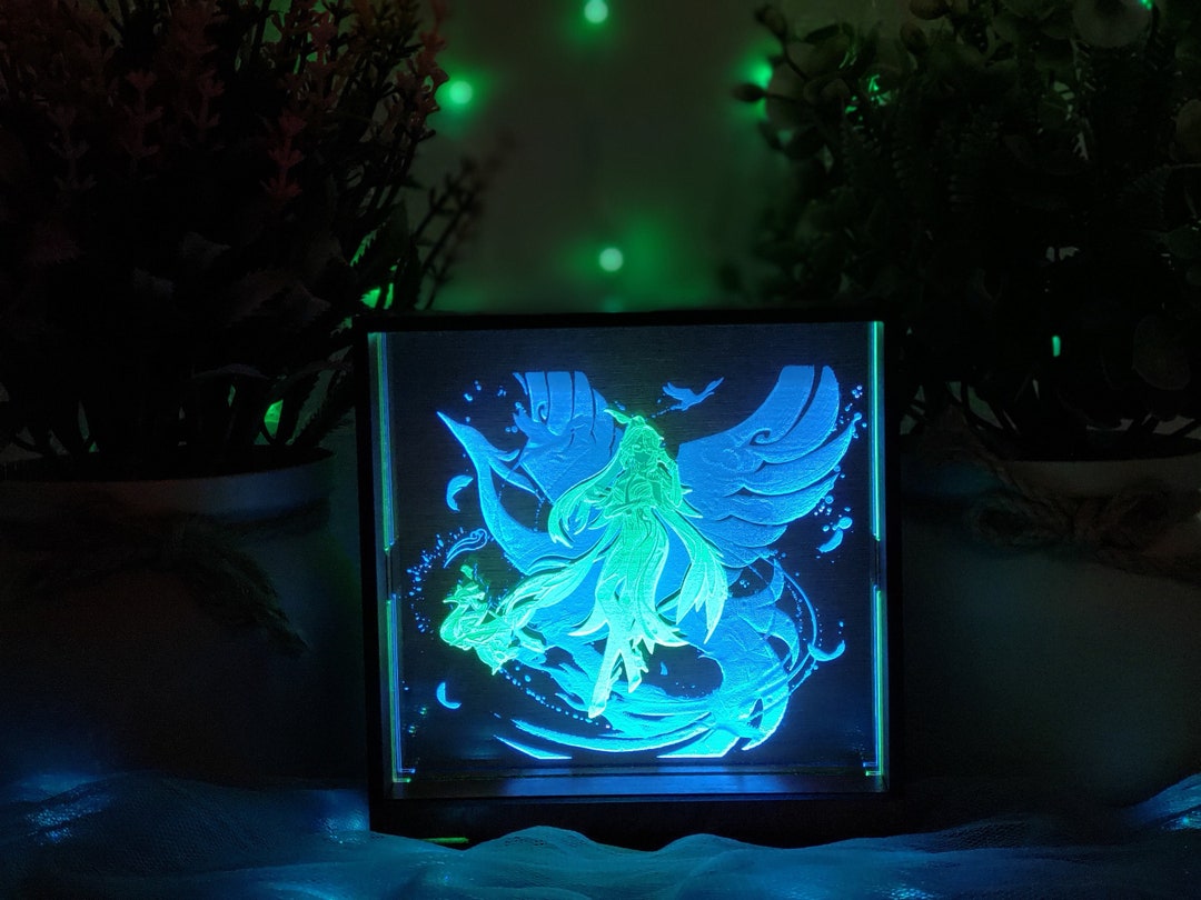 Genshin Impact Xianyun (cloud Retainer) LED Light Box - Etsy