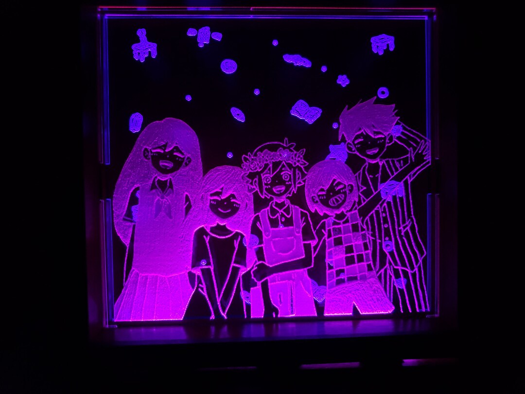 Omori Headspace Friends LED Light Box - Etsy