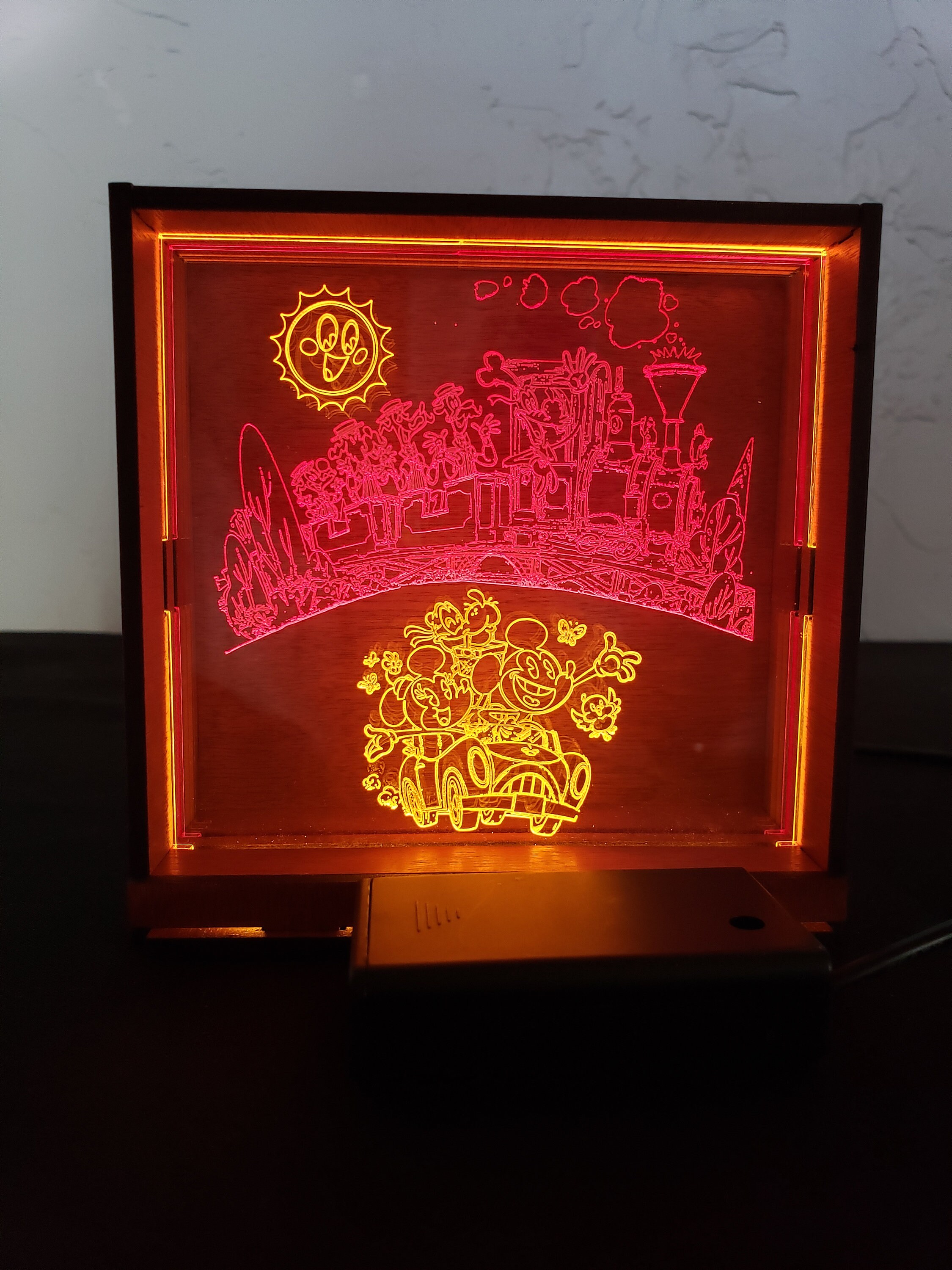 Runaway Railway LED Light Box - Etsy