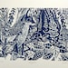 Indigo Foxglove Linocut Print – Handmade Limited Edition - Etsy