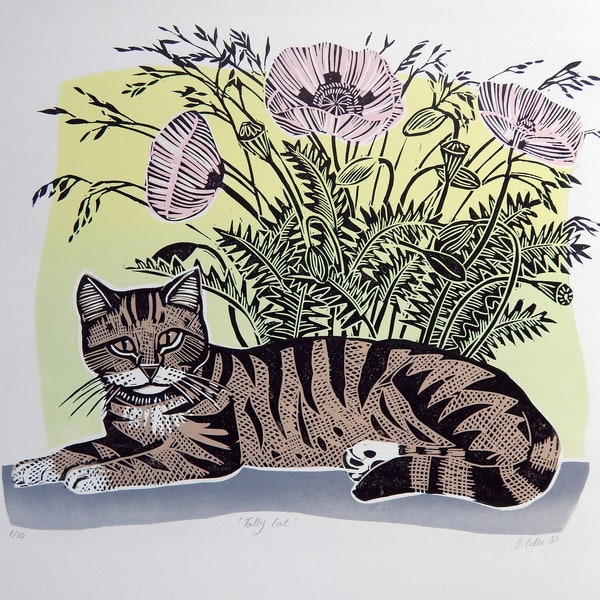 Linoleum Print - Etsy UK