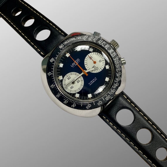 LANCO Chronograph Big Eyes vintage manual valjoux 7733 - Gem