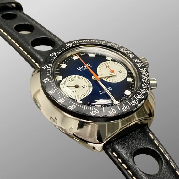 LANCO Chronograph Big Eyes vintage manual valjoux 7733 - Gem