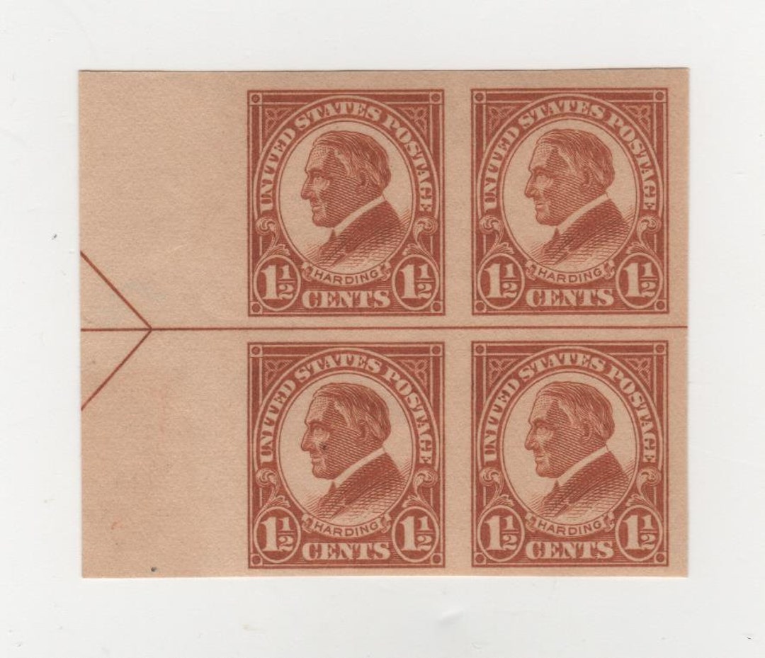 1 1/2 Cents 1923-25 Warren Harding (scott's 576) Postage Stamp ...