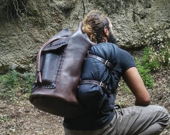 The Asta Weekender Handcrafted Leather Duffle Bag - Etsy