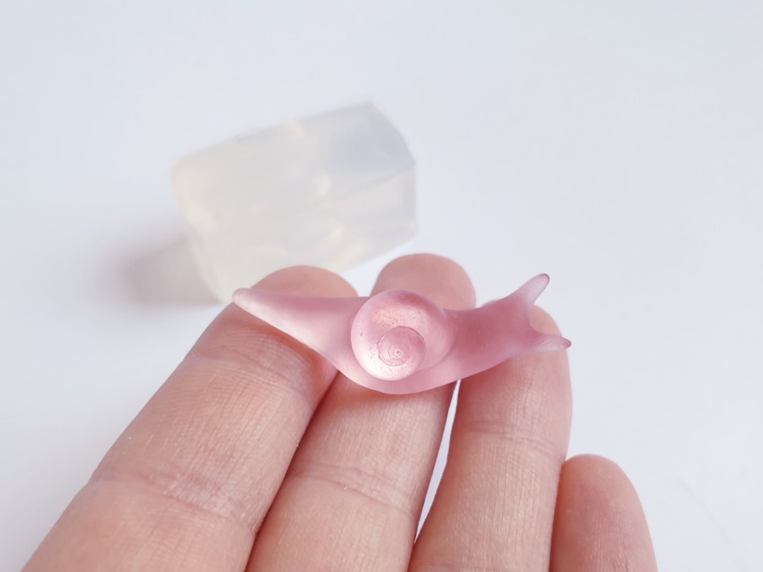 Snail With Shell Clear Silicone Mould for Resin Jewellery and Craft 40 ...