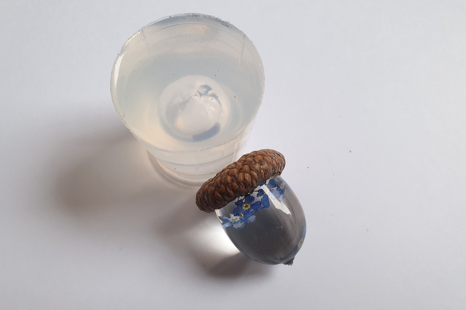 Transparent Silicone Acorn Mold 25 X 20 Mm for Resin Jewelry, Glossy ...