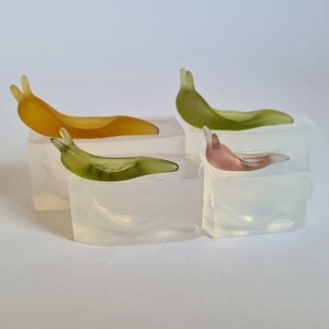 Mould for Resin Snail Slug 48 X 20 Mm Transparent Silicone Mould, Snail ...