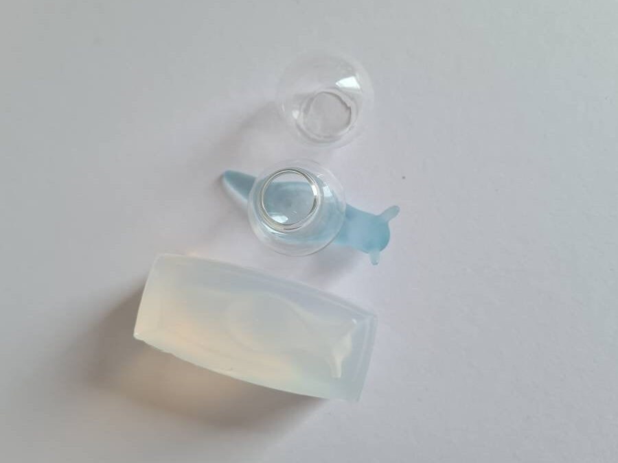 48 x 20 mm snail slug silicone mold for resin glass bowls | Etsy