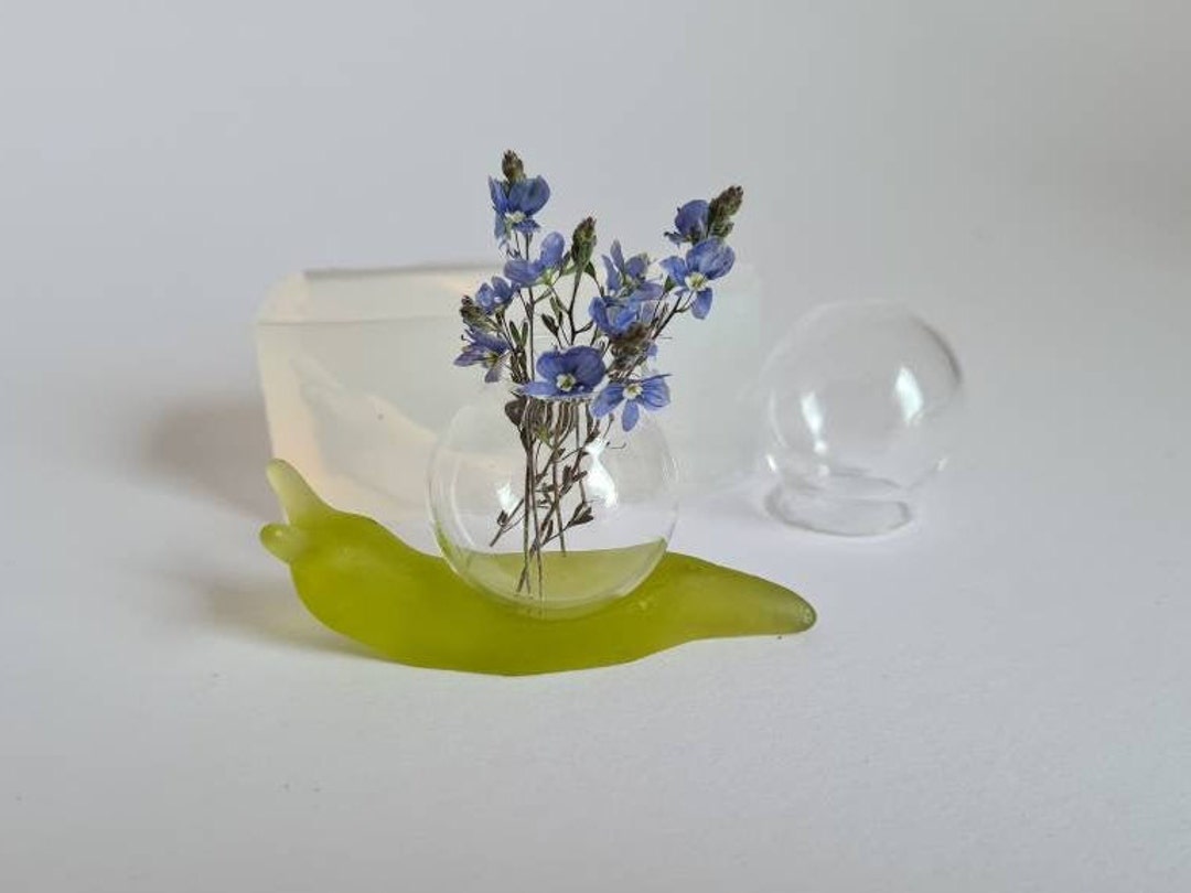 One 67 X 23 Mm Snail Slug Silicone Mold for Resin Glass - Etsy