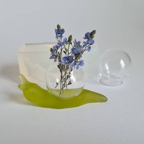 Mould for Resin Snail Slug 48 X 20 Mm Transparent Silicone - Etsy