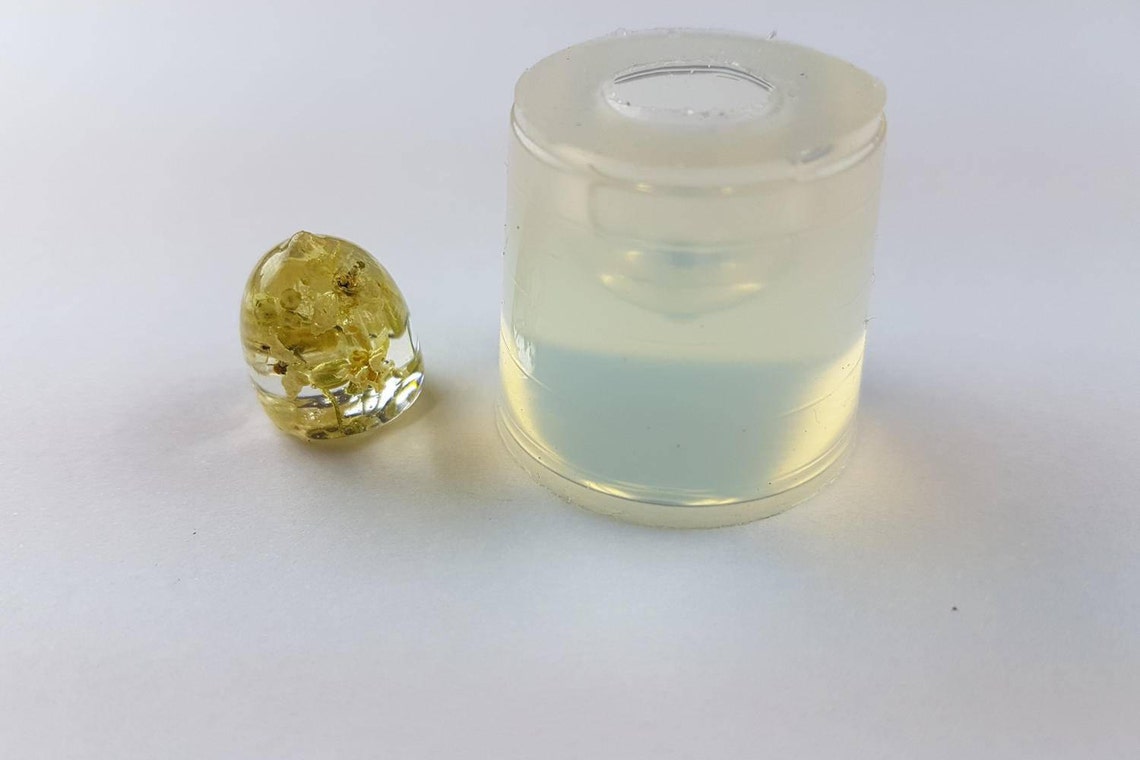 Clear silicone acorn mold 18 x 16 mm for resin jewelry and | Etsy