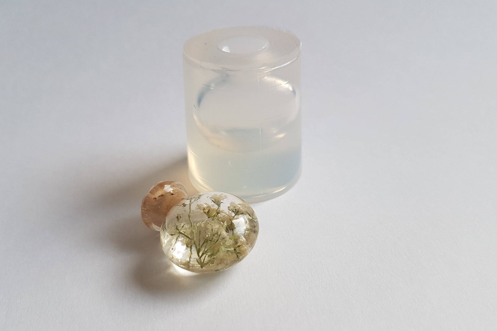 Bottle Clear Transparent Silicone Mould for Resin Jewellery H 28 X 22/ ...