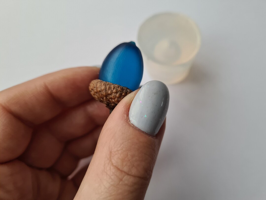 Clear Silicone Acorn Mold 20 X 16 Mm, for Resin Jewelry and Polymer ...