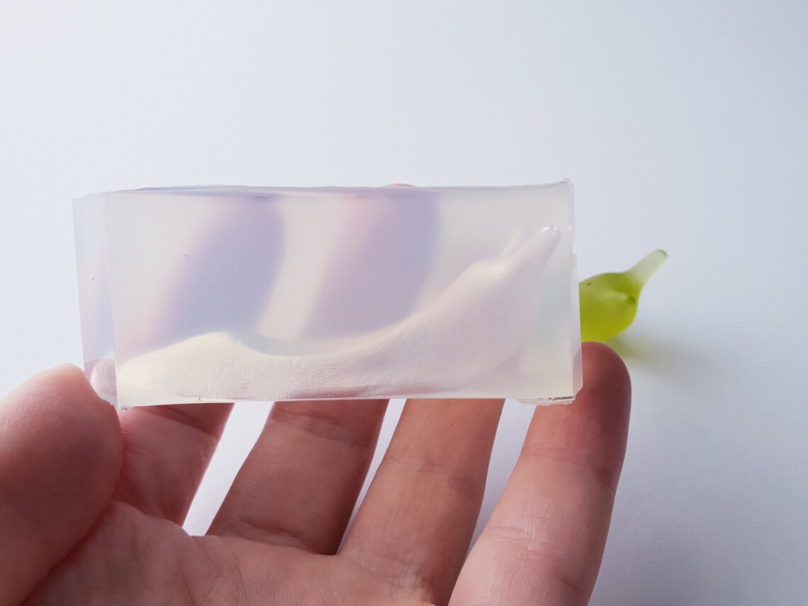 67 x 23 mm snail slug mold for resin | Etsy