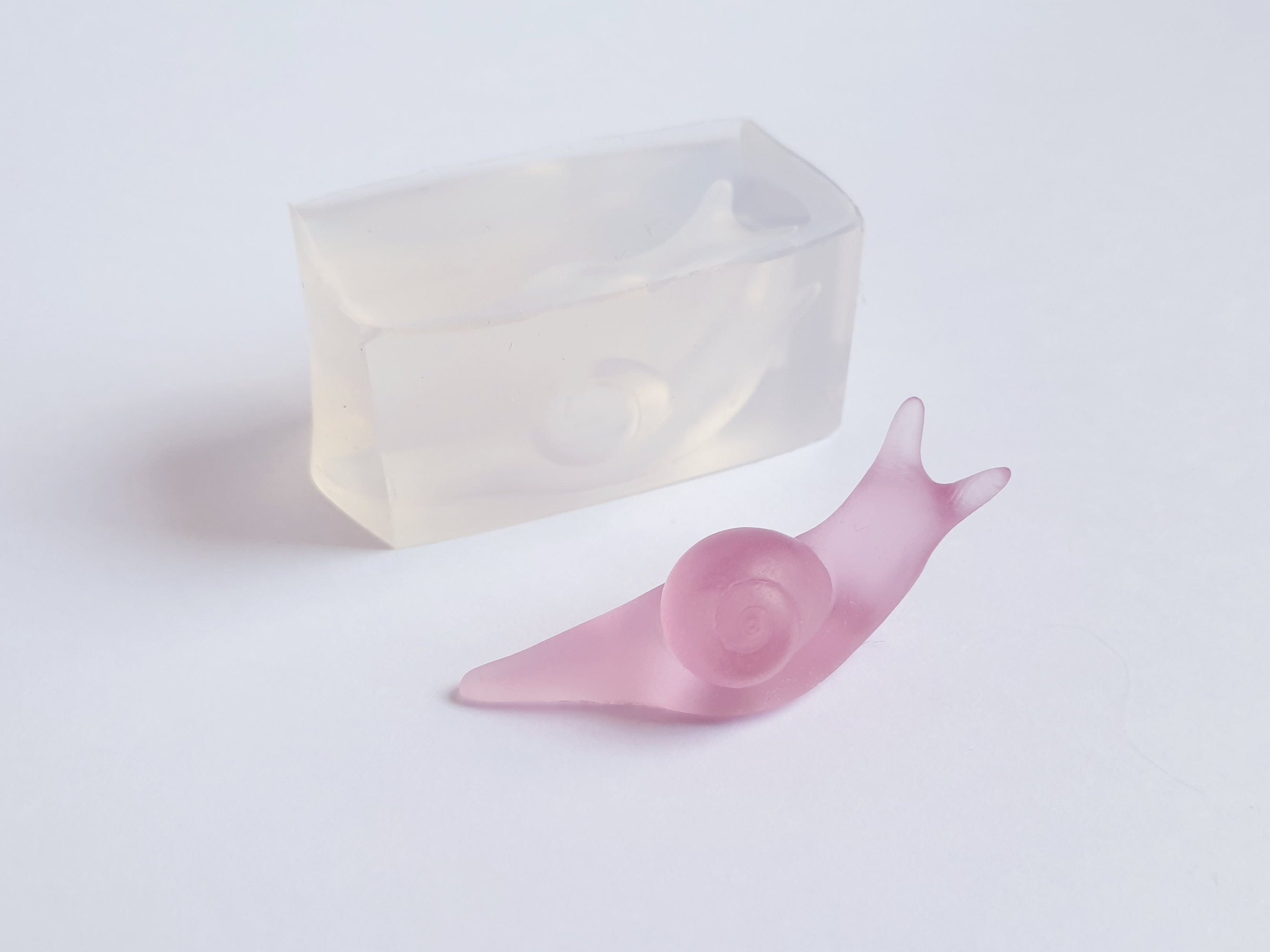 Snail With Shell Clear Silicone Mould for Resin Jewellery and - Etsy UK